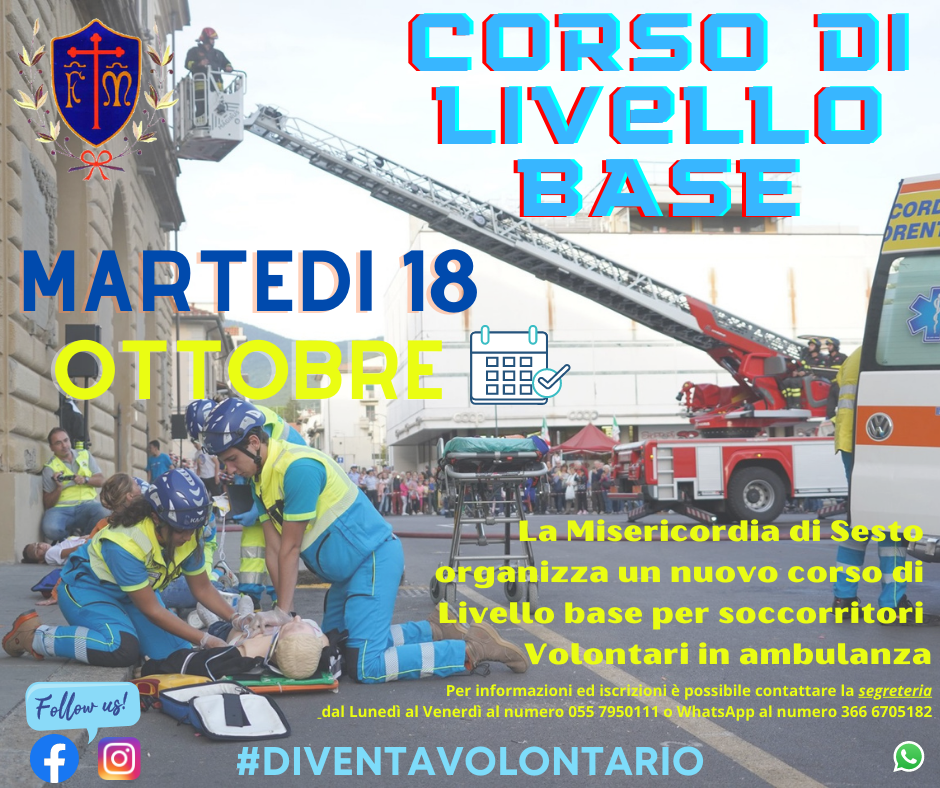 Nuovo Corso di Livello Base | Misericordia di Sesto Fiorentino